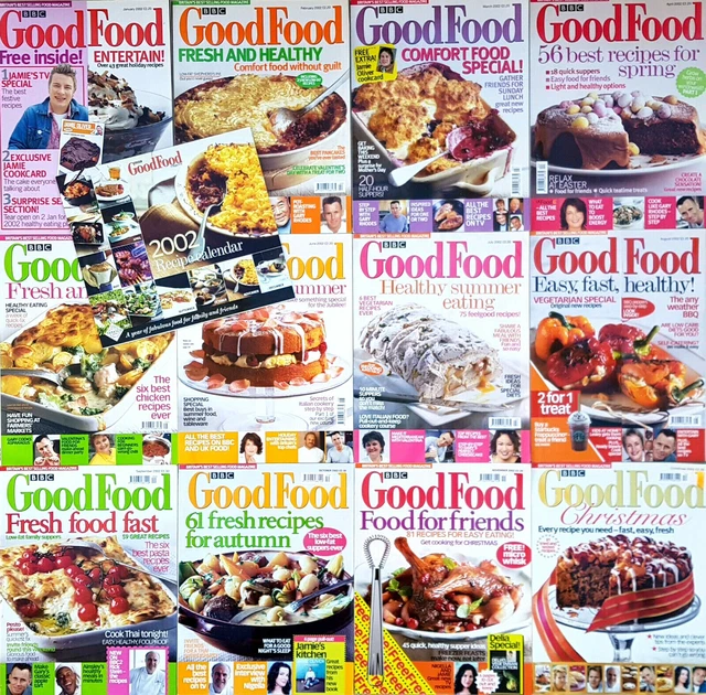 Bbc Good Food Magazines 2002 Complete Plus Calendar Vgc £7 95 Picclick Uk