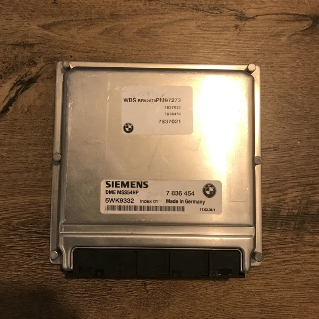 BMW E46 M3 GENUINE Engine ECU Control Unit Module DME MSS54HP SMG £399. ...