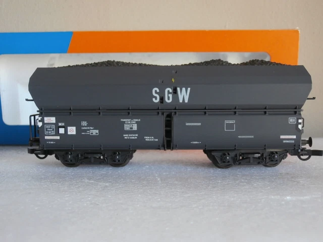 SNCF SGW WAGON Tremie A Bogies Transport De Minerai Roco Ref 4386F EUR ...