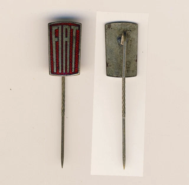 ORIGINAL FIAT ENAMELLED pin circa 1950 £29.06 - PicClick UK
