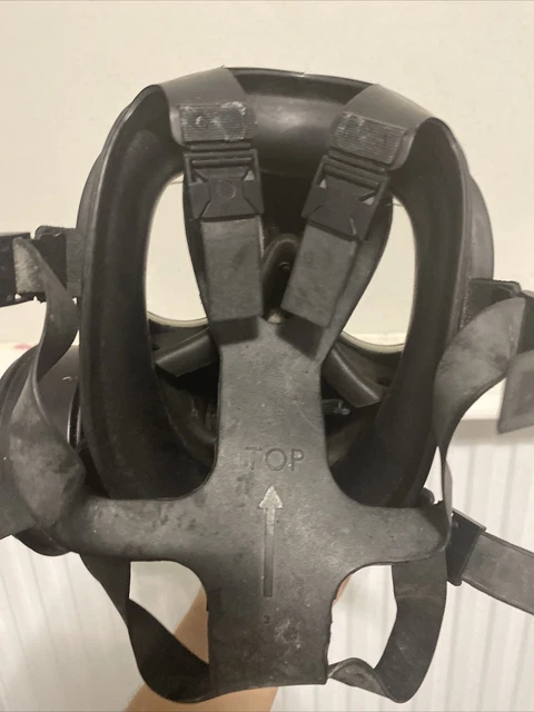 1989 BRITISH ARMY Avon S10 Respirator Size 3 Gas Mask + respirator ...
