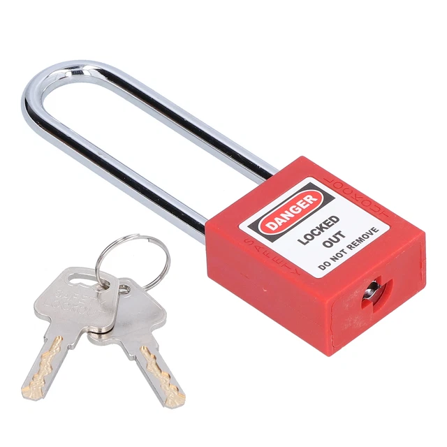 INDUSTRIAL SAFETY PADLOCK 3in Steel Beam Corrosion Resistant ...