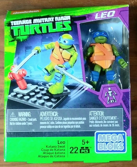 MEGA BLOKS TEENAGE Mutant Ninja Turtles TMNT Leo Streetlamp Slam ...