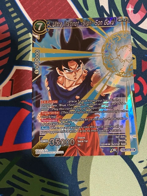 DRAGON BALL SUPER Cards Ultra Instinct Sign Son Goku BT3-033 SR PSA 9 EUR 54,24 - PicClick FR