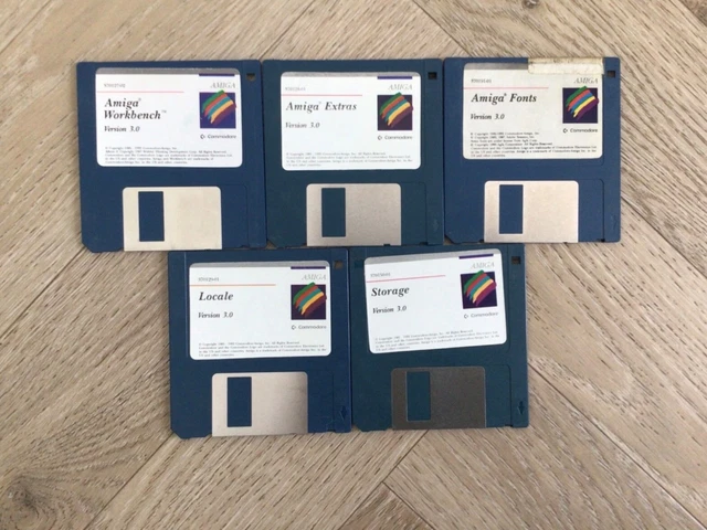 COMMODORE AMIGA 1200 Workbench 3.0 Disks - Working £16.13 - PicClick UK