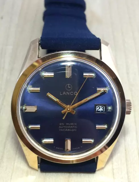 OROLOGIO LANCO VINTAGE Watch Automatic Incabloc NOS EUR 229,00 ...