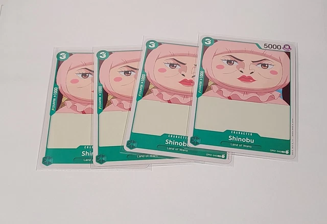 ONE PIECE TCG - Romance Dawn SHINOBU OP01-043 Vert 4x lot EUR 2,23 - PicClick FR