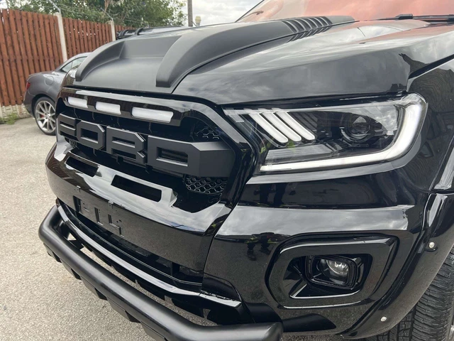 FORD RANGER T8 Raptor Style Grill + 3x LED LIGHTS 2019 facelift TO 2022 ...