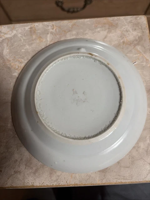 ANTIQUE CHINESE EXPORT Underglaze BLue and White Nanking PLate Bowl ...