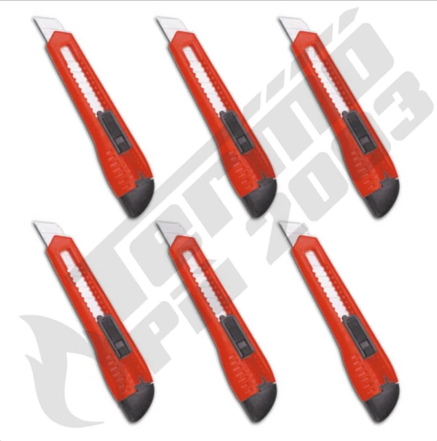 KIT 6 PZ cutter 18mm taglierino autobloccante per lame da mm 18 EUR 9 ...