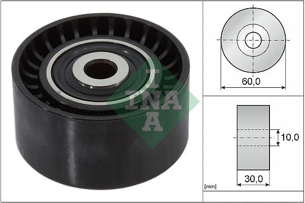 INA 532032110 GUIDA Deviazione Cinghia Trapezoidale per Fiat Ford ...