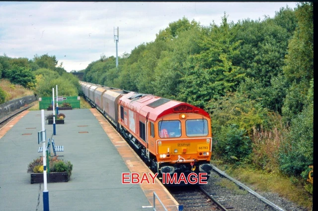 ORIGINAL 35MM SLIDE CLASS 66 LOCO NO 66783 FLYING DUTCHMAN AT DENTON ...