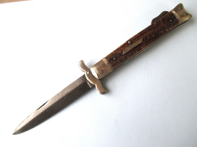 COUTEAU ANCIEN DE CHASSE CHATELLERAULT XIX ème Old Knife messer ...