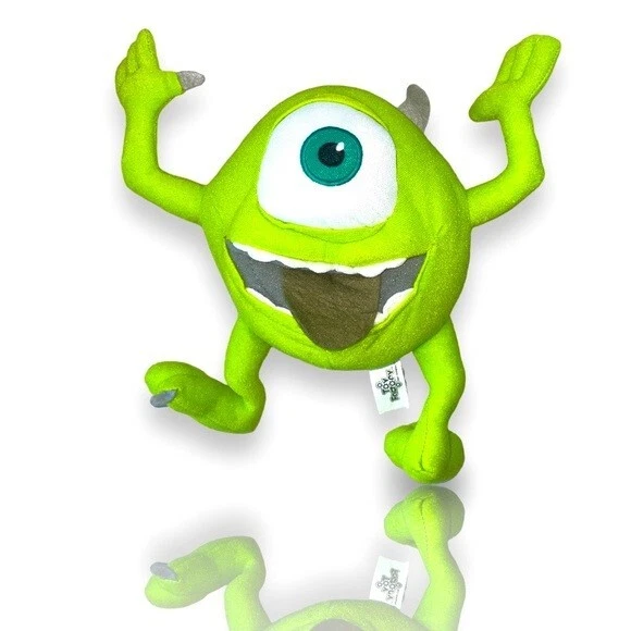 DISNEY’S PIXAR MONSTERS Inc Mike Wazowski Plush green stuff animal toy ...