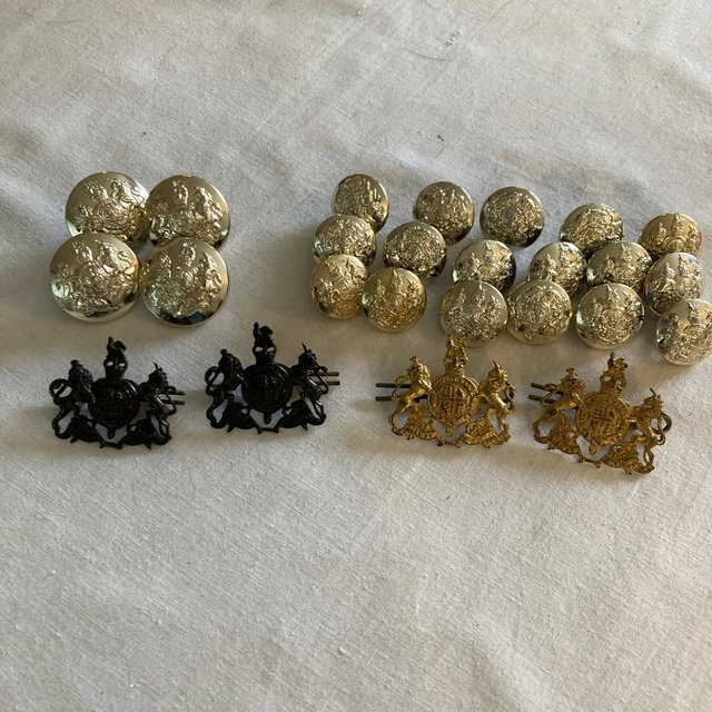 BADGES AND BUTTONS from General Service Corps uniform £16.13 - PicClick UK