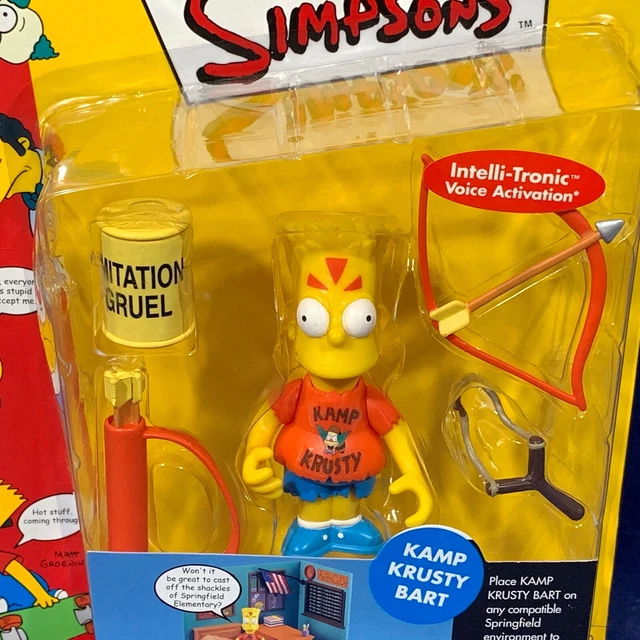 KAMP KRUSTY BART SIMPSON Simpsons Playmates WOS SERIES 3 Action Figure ...