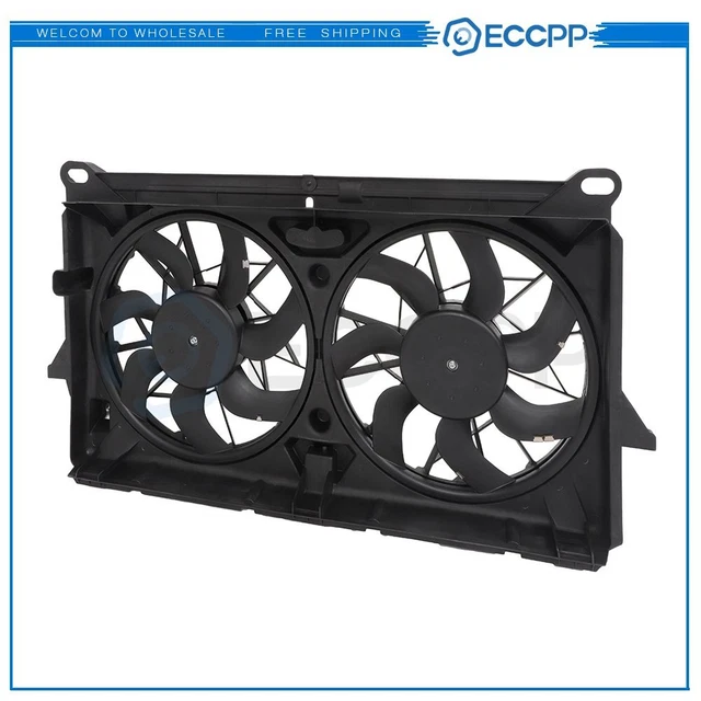 RADIATOR CONDENSER COOLING Fan Assembly For 2007 2008-2013 Chevrolet ...