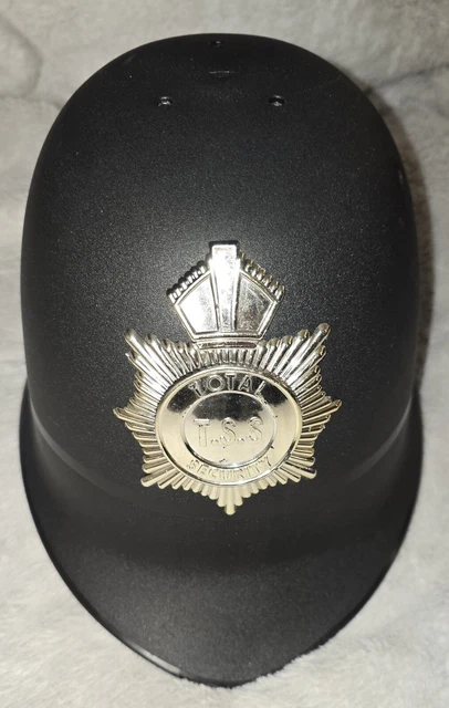 ENGLISH BOBBY POLICE Plastic Helmet British Policeman Hat Costume For ...