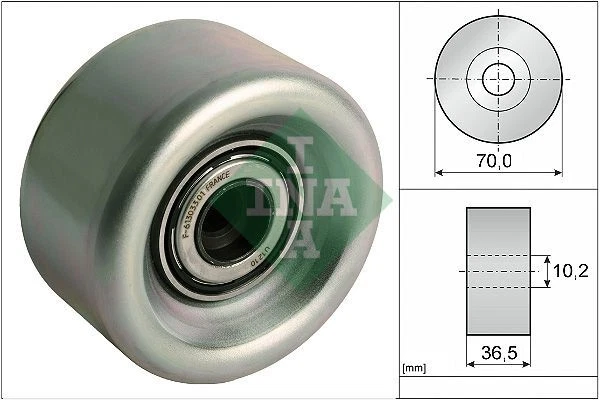 RULLO GUIDA DI deviazione INA cinghia trapezoidale 532091810 per ...