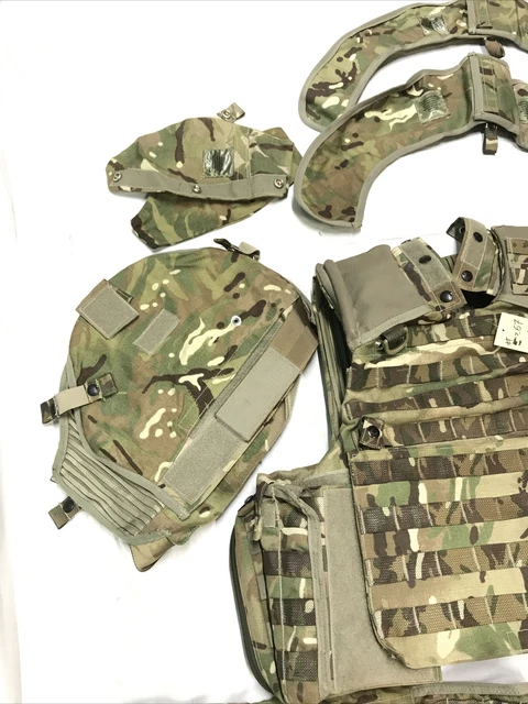 BRITISH ARMY OSPREY MK 4 Body Armour Cover & Pouch Set MTP 170/100 ...