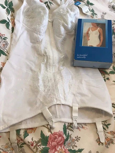 VINTAGE NATURANA 40C Open Corselette Bodyshaper Girdle Corset Shapewear ...