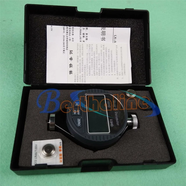 DIGITAL SHORE TYPE D Rubber Tire Durometer 0-100HD Hardness Tester ...