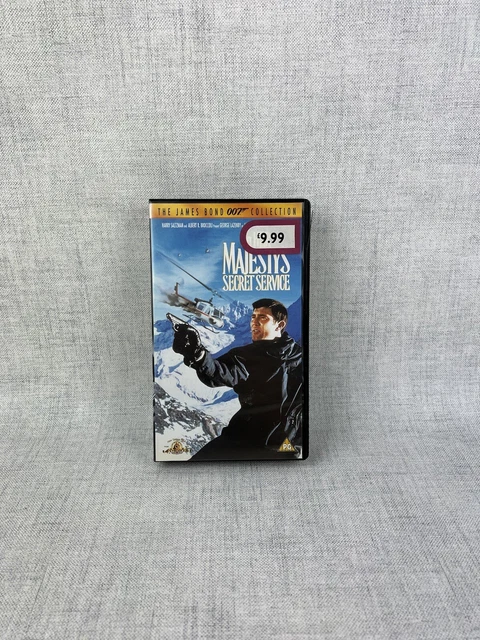 ON HER MAJESTY'S Secret Service James Bond VHS. New And Sealed £5.99 - PicClick UK