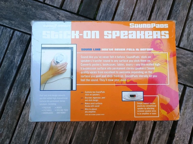 SONIC IMPACT SOUNDPASS Stick On Speakers $11.10 - PicClick AU