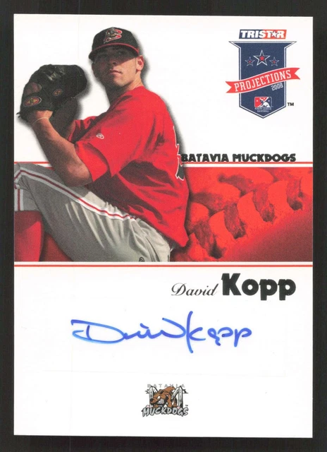 AUTOGRAPHE DAVID KOPP 2008 Tristar Projections Auto Prospect {0601 EUR ...