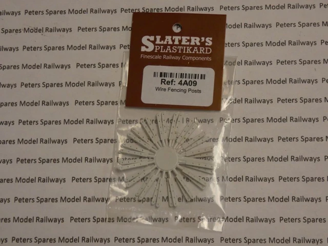 SLATERS 4A09 WIRE Fence Posts PK30 OO Gauge £6.60 - PicClick UK