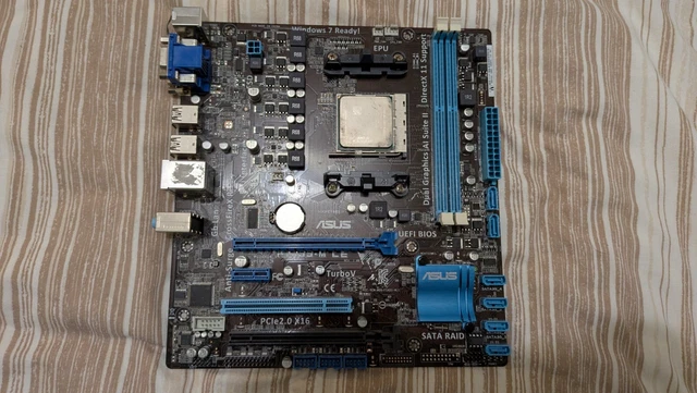 ASUS F1A55-M LE, Socket FM1, AMD Motherboard + A8-3870K CPU £9.99 ...