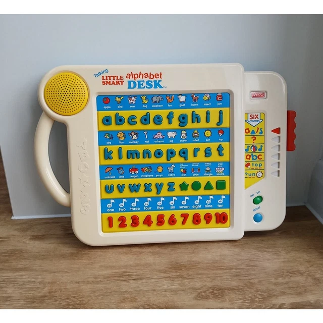 VTECH TALKING LITTLE Smart Alphabet Desk Vintage 1990's Good Clean ...