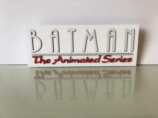 BATMAN THE ANIMATED series Logo Comic Book Joker Two Face Alfred James ...
