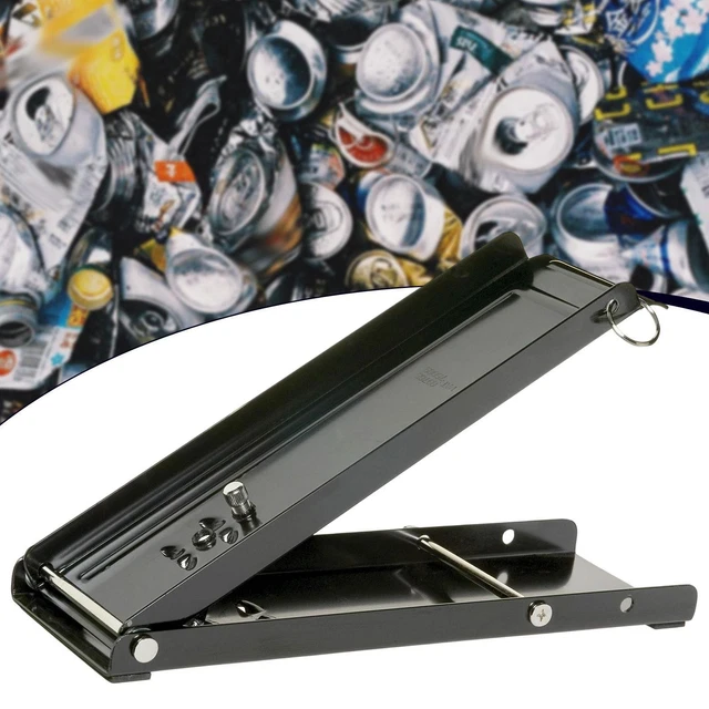 PEDAL CAN CRUSHER Compressor Not Wall Mounted Metal Easy Storage for ...