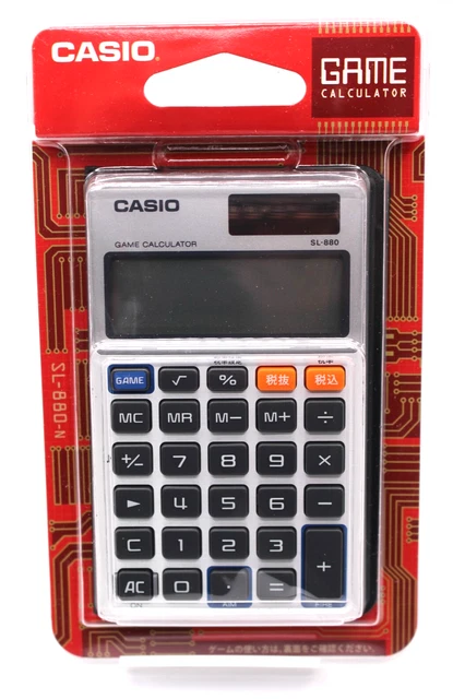 CASIO SL-880-N INVADER Game LCD G&W Game Watch Calculator Dentaku From Japan £29.57 - PicClick UK