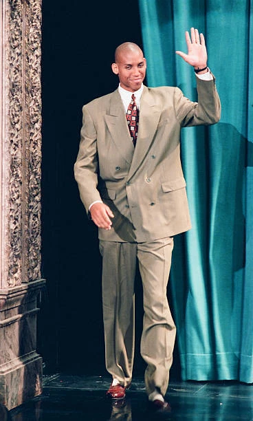 NBA PLAYER REGGIE Miller during an interview with host Jay Leno o- Old ...