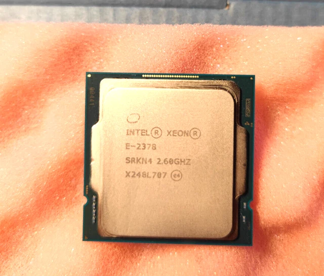 INTEL XEON E-2378 Processor CPU 8-Core 2.60GHz~4.8GHz LGA-1200 TDP-65W ...