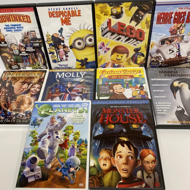 DISNEY DVD LOT of 33 Animated Family Children Movies Aladdin Stitch ...