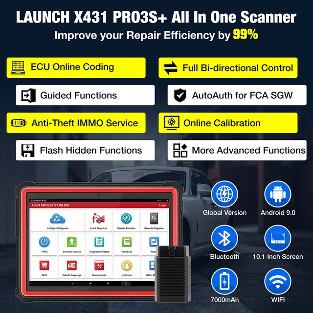 2025 LAUNCH X431 PRO3S+ PRO5 KFZ Profi OBD2 Diagnosegerät ALLE SYSTEM ECU Coding EUR 999,00 ...