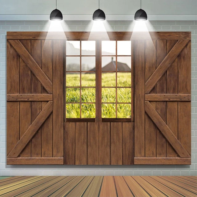 WOODEN HOUSE WITH Green Bokeh Field Spring Backdrop $36.09 - PicClick AU