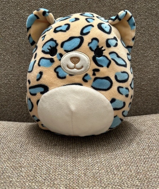 SQUISHMALLOW LIV THE Teal Leopard Cheetah 8” Kellytoy Soft Plush £4.99 ...