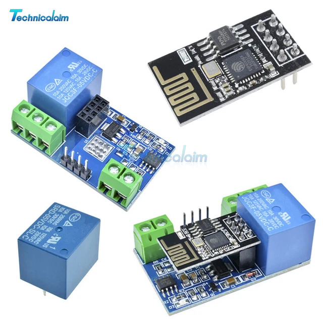 ESP-01S 5V WIFI Relay Module ESP8266 Serial to WIFI Wireless ...