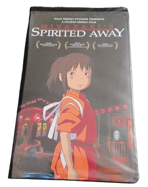 SPIRITED AWAY VHS Hayao Miyazaki Disney Studio Ghibli Anime Vintage ...