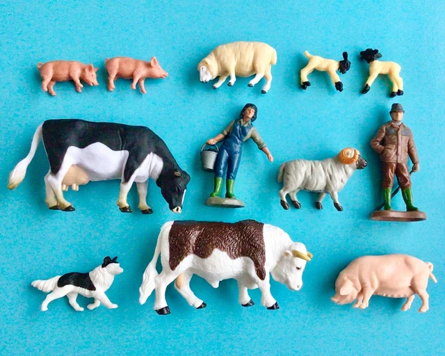 BRITAINS FARM ANIMALS & Figures, loose from new boxed sets - many to ...
