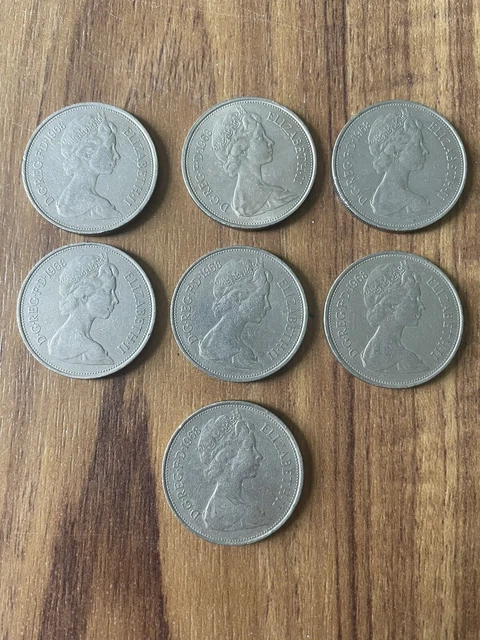 RARE 1968 10P Ten Pence Coin X7 £0.99 - PicClick UK