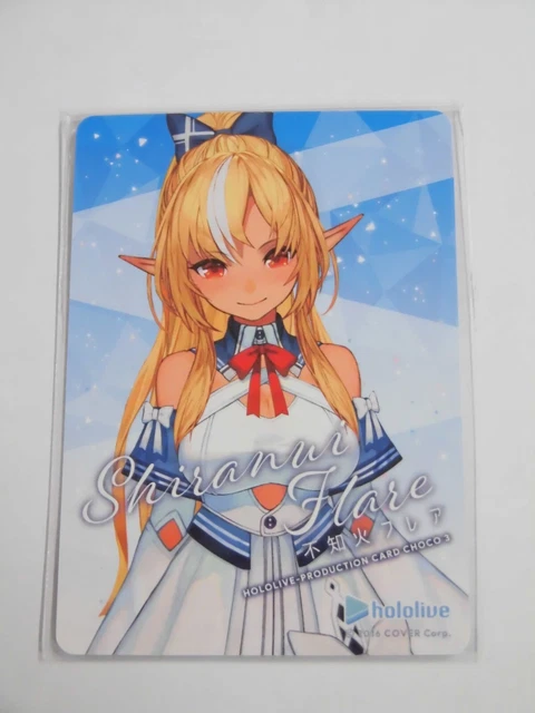 SHIRANUI FLARE HOLOLIVE production card Choco chocolate vol.3 Japan H29 EUR 0,93 - PicClick FR
