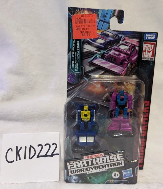 TRANSFORMERS EARTHRISE WFC Micromasters Decepticon Ground Hog & Roller ...