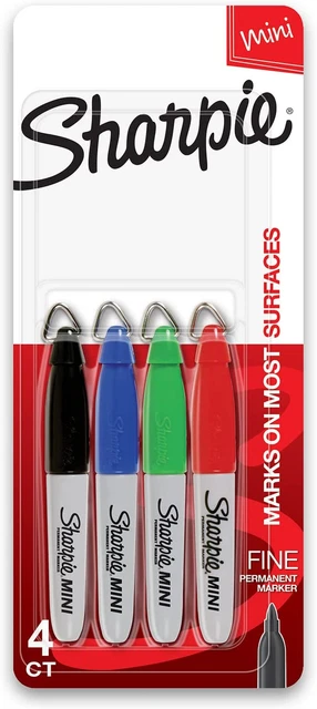 SHARPIE MINI PERMANENT Markers Fine Point Assorted Colors 4 Count £11. ... SHARPIE MINI PERMANENT Markers Fine Point Assorted Colors 4 Count £11. ...