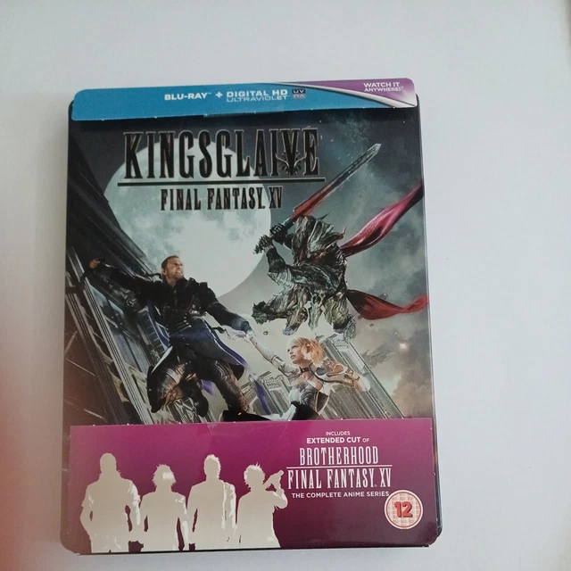KINGSGLAIVE FINAL FANTASY XV 2 Disc Edition Steelbook blu-ray with ...