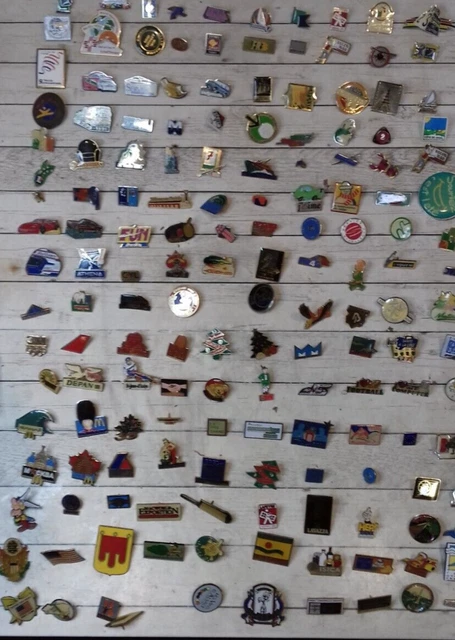 LOT DE 272 pins , Arthus Bertrand, sncf, mc do, Prost, Paris, air france. EUR 25,00 - PicClick FR